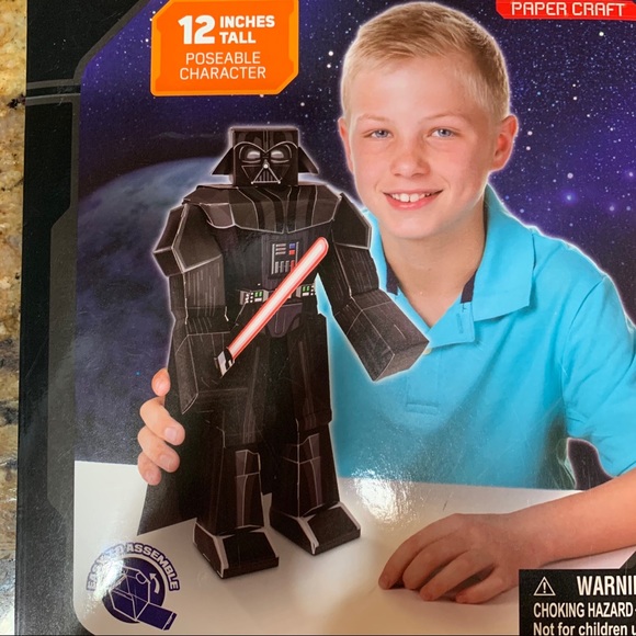 Star Wars | Toys | Star Wars 2 Darth Vader Poseable Paper Craft | Poshmark